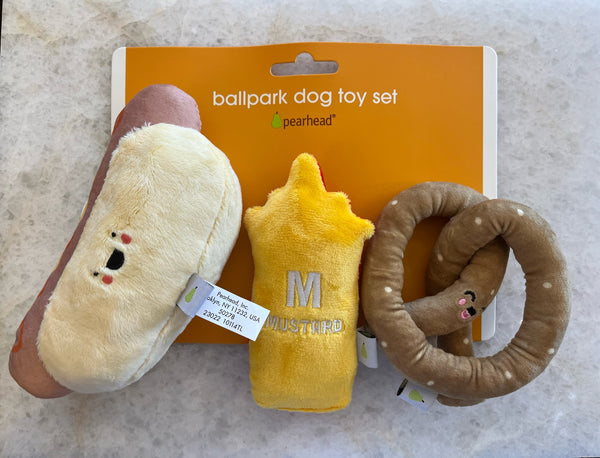 Ballpark Dog Toy Set – Lauren Ferrell Designs