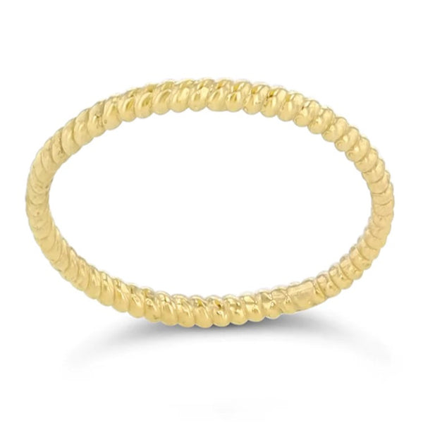 Golden Twist Twilly Ring – Lauren Ferrell Designs