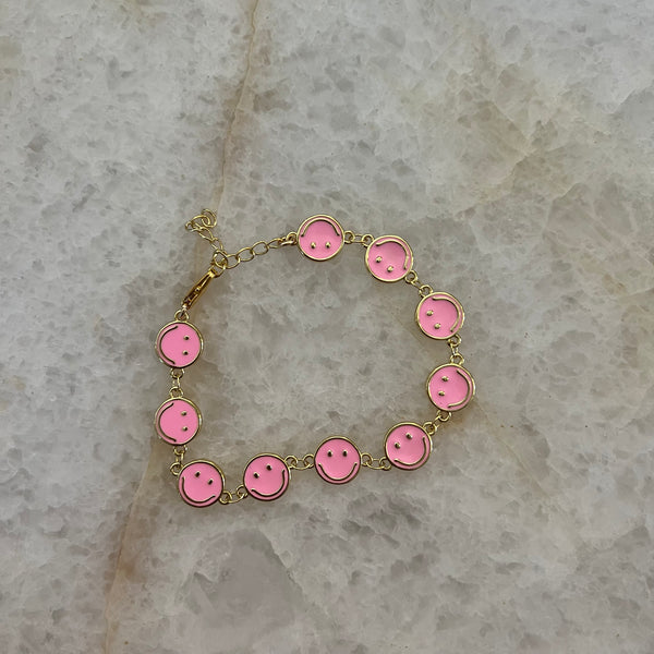 Enamel Smiley Bracelet – Lauren Ferrell Designs