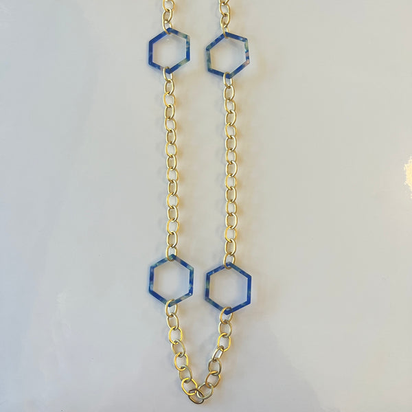 Acrylic Hexagon Necklace – Lauren Ferrell Designs